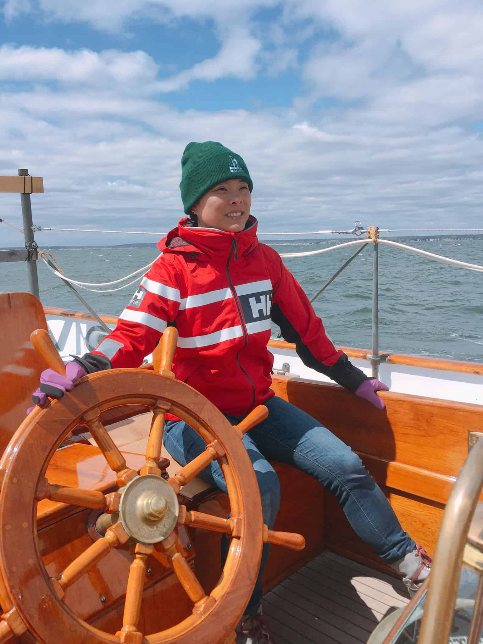 Deckhand Ger Tysk Sailing Tall On The Schooner Brilliant - Women Offshore